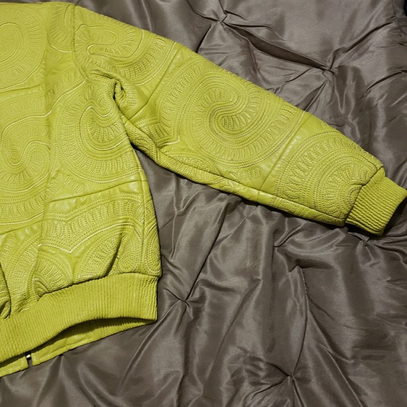 Jackets & Coats | Neon Green Leather Jacket | Poshmark